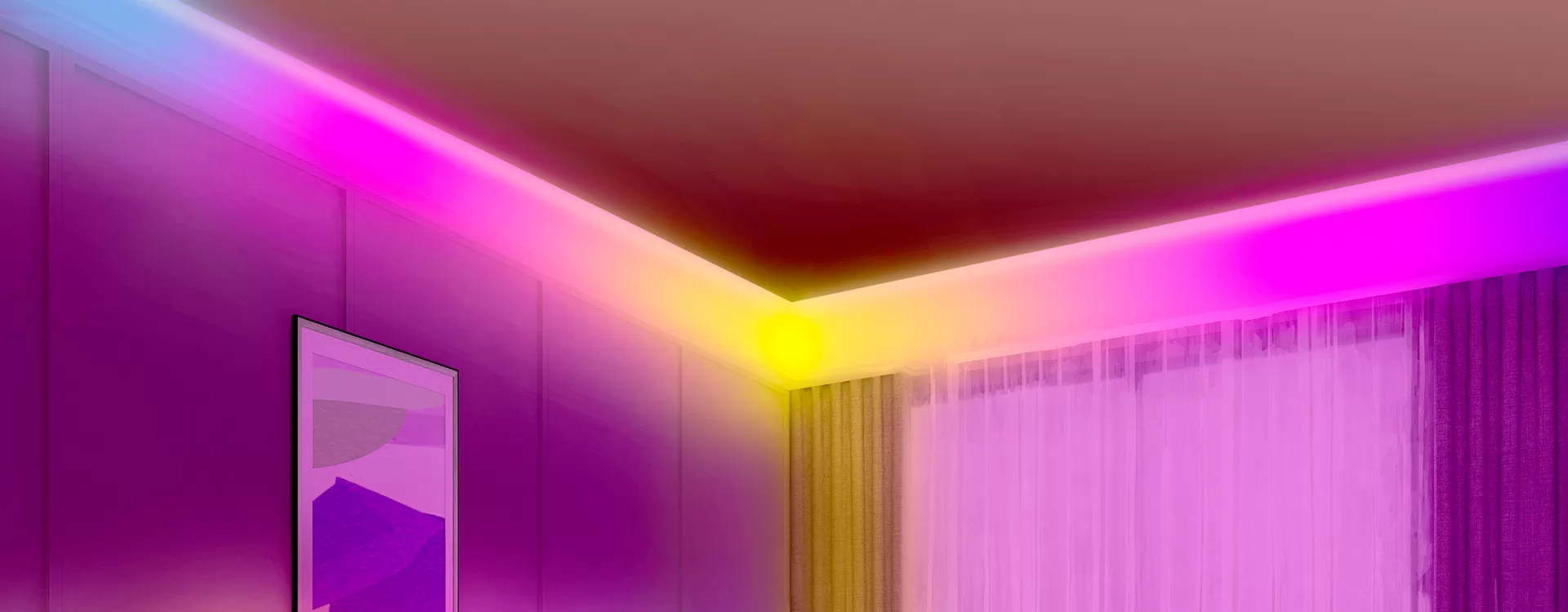 RGB WiFi+BLE Music digital strip kit - CL Lighting.
